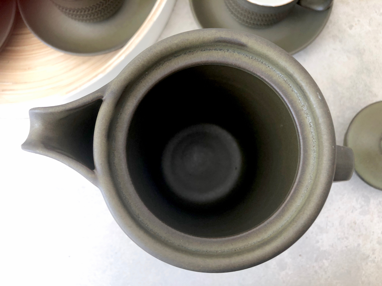 Denby Chevron coffee set - Vintage Motif